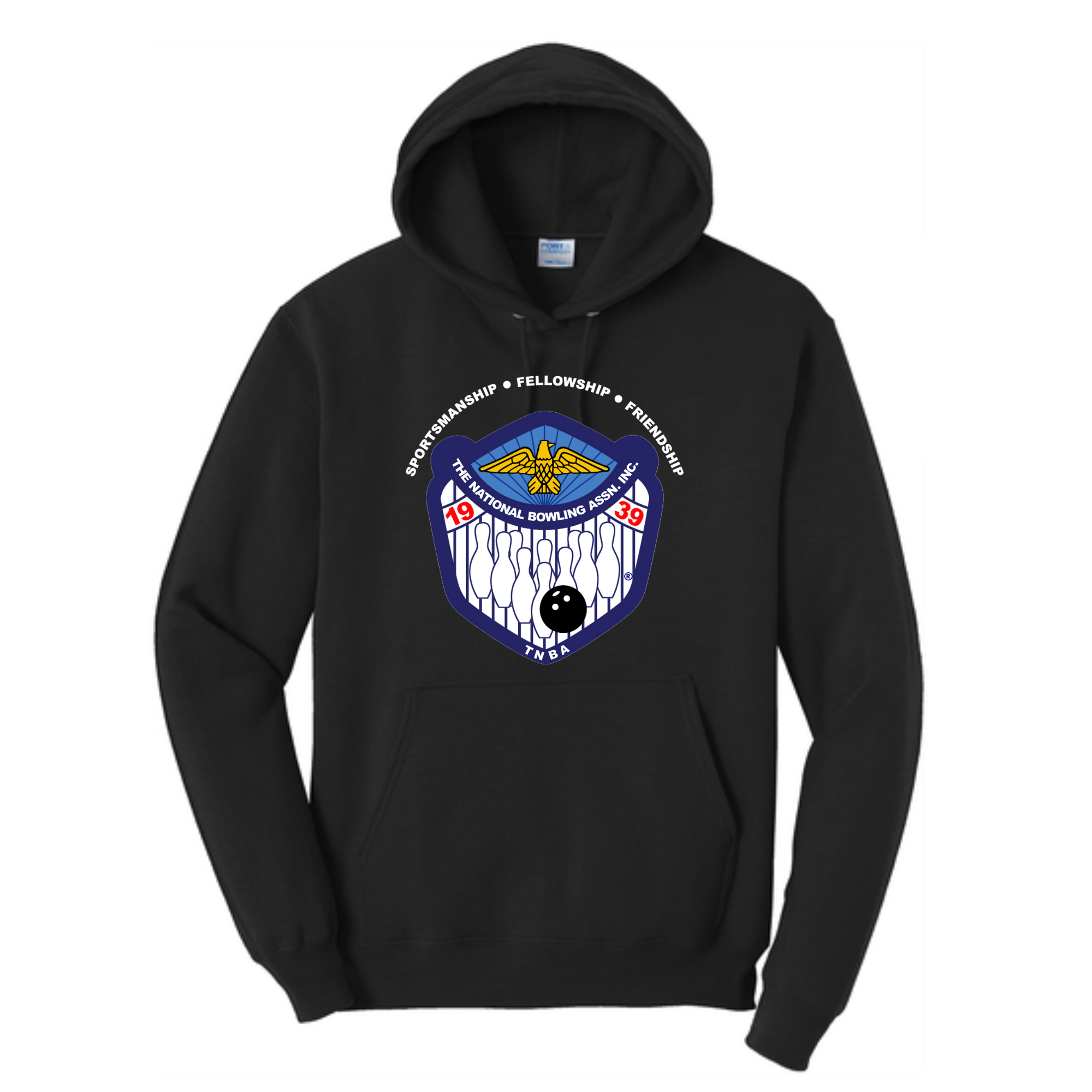 TNBA Hoodie - Shield Logo – Stitches & Dye Oh My!