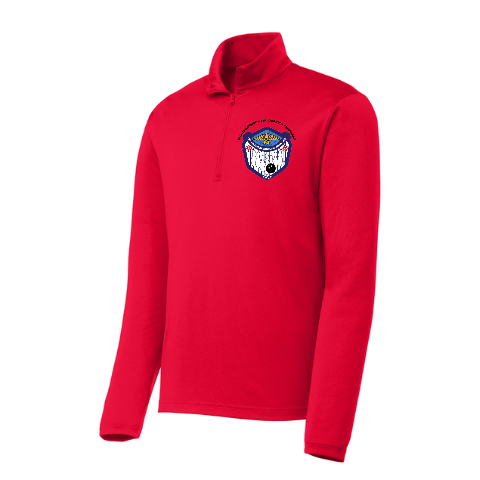 TNBA - Shield 1/4 Zipper – Stitches & Dye Oh My!